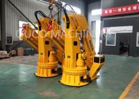 China OUCO 2.4T8M Knuckle Telescopic Boom Marine Hydraulic Deck Crane Small Footprint for sale