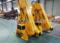 China OUCO 2.4T8M Knuckle Telescopic Boom Marine Hydraulic Deck Crane Small Footprint for sale