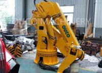 China OUCO 2.4T8M Knuckle Telescopic Boom Marine Hydraulic Deck Crane Small Footprint for sale