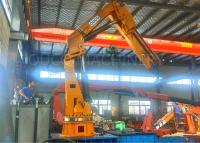 China Electric Foldable Telescopic Boom Marine Deck Crane 360 Degree Slewing for sale