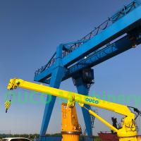 China 0.2T Flameproof Hydraulic Marine Crane With 20m Telescopic Section for sale