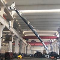 China 3 Ton 30 Meter Hydraulic Telescopic Boom Marine Deck Crane with Pedestal Base for sale