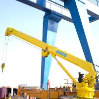 China 0.2t 20m Telescopic Boom Crane Marine High Safety for Lifting Cargoes for sale