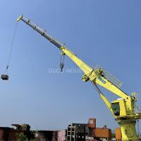 China 1.5T 36.6M Offshore Pedestal Crane Telescopic Boom Marine 160kW for sale