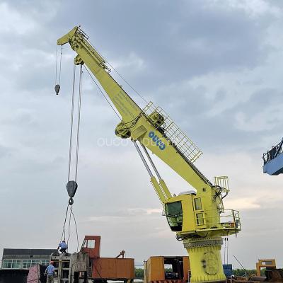 China 1.5T 10M Offshore Pedestal Crane For Lifting Material for sale