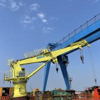 China 1.5T 36.6M Offshore Pedestal Crane Telescopic Boom Marine 160kW for sale