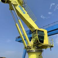 China 1.5T 36.6M Offshore Pedestal Crane Telescopic Boom Marine 160kW for sale