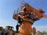 China TUG Marine Telescopic Crane 25T10M 10T20M Standard Marine Painting C5M for sale