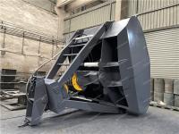 China 12CBM Radio Remote Control Clamshell Crane Bucket Long Service Life Grab for sale