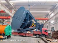 China 24 CBM Two Peels Mechanical Clamshell Grab Bucket for Sand Grains Double Rope for sale