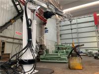 China Electro Hydraulic Telescopic Boom Crane 0.5T 3.5M for Small Boat Marine Use for sale