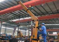 China 0.5T 5M Marine Telescopic Boom Crane Hydraulic Power Unit 7.5KW AC380V for sale