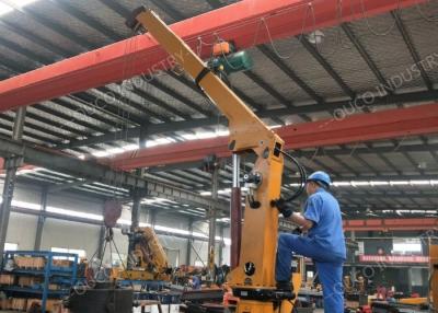 China 0.5T 5M Marine Telescopic Boom Crane Hydraulic Power Unit 7.5KW AC380V for sale