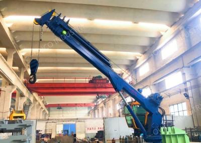 China Offshore Hydraulic Telescopic Boom Crane 0.85T 31M 12m/min 360° Rotation for sale