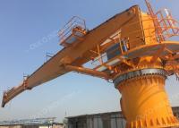 China Offshore Hydraulic Telescopic Boom Marine Crane 5T 37m 10m/min AC440V 60Hz for sale