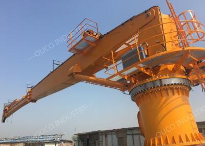 China Offshore Hydraulic Telescopic Boom Marine Crane 5T 37m 10m/min AC440V 60Hz for sale