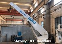 China OUCO 2 Ton 5 Meter Yacht Hydraulic Stiff Boom Crane 12m/min Hoisting Speed for sale