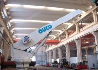 China CCS Certified 1.5T 5M Yacht Stiff Boom Crane 380V 15m/min White for sale
