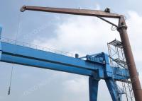 China Pedestal Fixed Stiff Boom Marine Crane 1.3T 9M Large Type Hydraulic Slewing Hoisting for sale