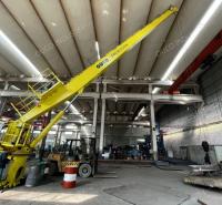 China 5 Ton 15 Meter Stiff Boom Crane Hydraulic Drive for Vessel and Port Use for sale
