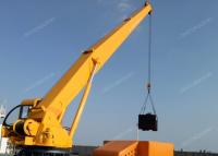 China Mobile Ship Deck Crane Stiff Boom 18M Radius 30M Height CCS Certification Custom Cab for sale