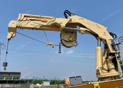 China Telescopic Marine Knuckle Boom Crane 4.5t 12m SWL 6 Grade Sea State for sale