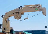 China Telescopic Marine Knuckle Boom Crane 4.5t 12m SWL 6 Grade Sea State for sale