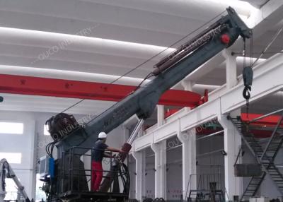 China 1T 30M Pedestal Telescopic Jib Crane IP56 Marine Deck Crane with 360° Rotation for sale
