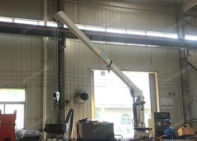 China 1T Telescopic Boom Boat Yacht Crane 5m Working Radius 4.5kw Hydraulic for sale