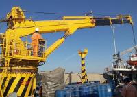 China 30M Telescopic Marine Hydraulic Crane With ABS Class for sale