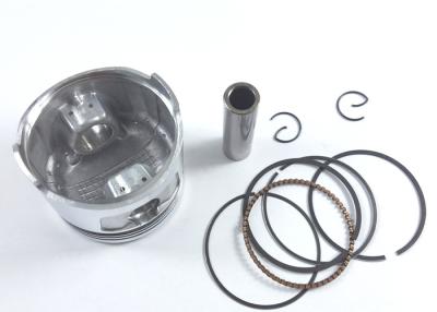 China Silver Motorcycle Piston Kit CG150 62mm Bore High Accuracy Engine Parts for sale