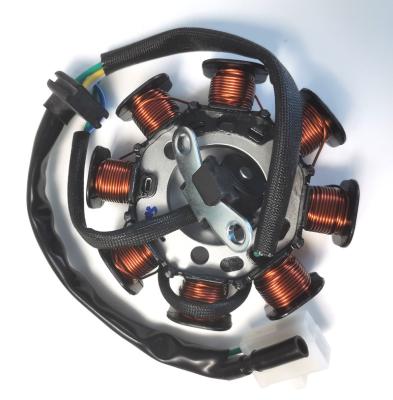 China TITAN 150 KNS Motorcycle Ignition System 8-Pole 3-Hole Magneto Coil for AC Ignition for sale
