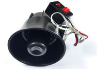 China Electric Motorcycle Horn 12V/24V 120 dB Loud Sound ABS Material Waterproof Design Black Red Colors for sale