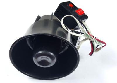 China Electric Motorcycle Horn 12V/24V 120 dB Loud Sound ABS Material Waterproof Design Black Red Colors for sale