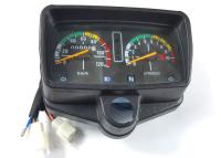 China Electronic Universal Motorcycle Speedometer CG125 Digital Meter 12V Waterproof 18.5cm x 13cm Black for sale