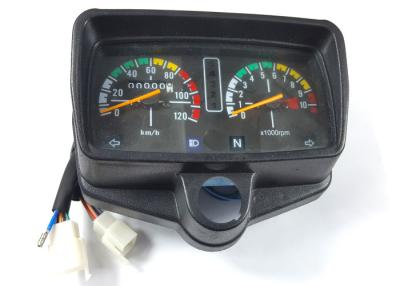 China Electronic Universal Motorcycle Speedometer CG125 Digital Meter 12V Waterproof 18.5cm x 13cm Black for sale