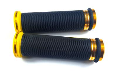 China Aluminium Alloy Rubber Motorcycle Hand Grips B647 65 - Universal Fit for Honda Yamaha Suzuki Kawasaki for sale