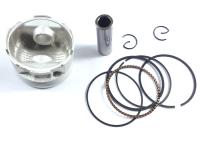 China JET125 Motorcycle Piston and Ring Kit 56.5mm Bore 40.4mm Height Ash Color for 4-Stroke Engines for sale