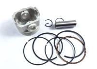 China BM100 Motorcycle Engine Piston Kit - 47mm Bore Diameter, 34.6mm Height, Heat Resistant Aluminum Alloy for sale