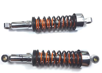 China Heavy Duty Motorcycle Rear Shock Absorber with Double Spring for BAJAJ CT100 - 125mm to 450mm Compatible Models for sale