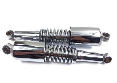 China STX-125 Motorcycle Rear Shock Absorber - Chrome/Black/Red Colors - Compatible with 125cc Models for sale