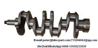 China ISUZU 4BC2 Cast Iron Crankshaft 647mm Length 4 Cylinder Diesel Engine Part OEM 5-12310-161-0 for sale