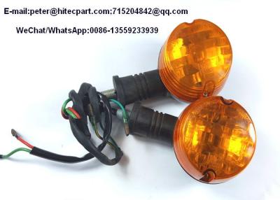 China Bajaj Motorcycle Turn Signal Light Winker Lamp - 300g Weight, 2-Wire Connection, Orange/Red/White Options for sale