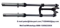 China WY125 Motorcycle Front Fork Assembly - Chrome Suspension with Standard Size for Honda, Yamaha, Suzuki & Bajaj Models for sale