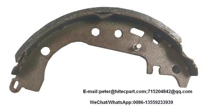 China Aftermarket Car Drum Brake Shoe Set OEM 0449552020 - Rear Axle Brake System Compatible with Multiple Toyota Models for sale