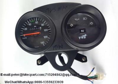 China TVS MAX Digital Motorcycle Speedometer 21.2cm Black Display 12V/48V Compatible Aftermarket Replacement for sale
