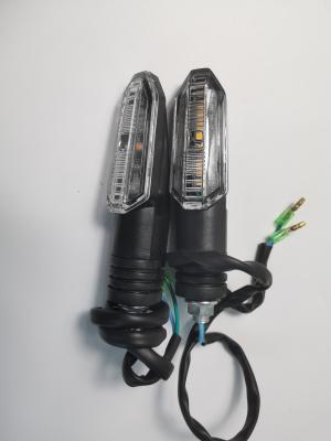 China 2-Wire Plastic Motorcycle Winker Lamp for Honda CG125/150/200, Yamaha YBR125 & Other Models - Custom Logo Available for sale