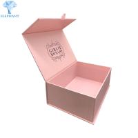 China Elegant 1400gsm Grey Board Magnetic Cardboard Gift Box Hot Stamping for sale