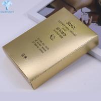 China Disposable 2mm 3mm Gold Flat Pack Cardboard Boxes Spot UV for sale