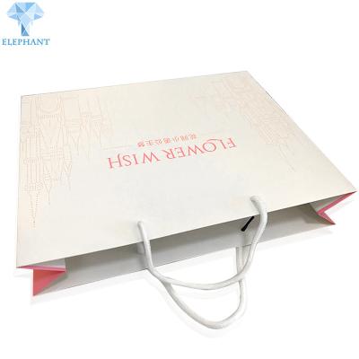 China Handmade 16x6x12'' Paper Bags Cosmetic Kraft Christmas Gift Bags for sale